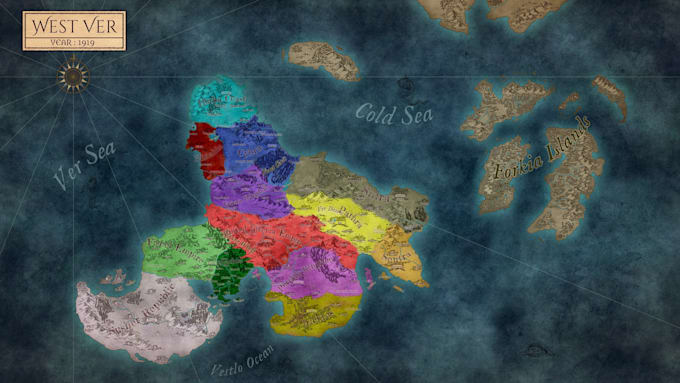 Create for you an amazing 4k fantasy map by Oldclanka | Fiverr