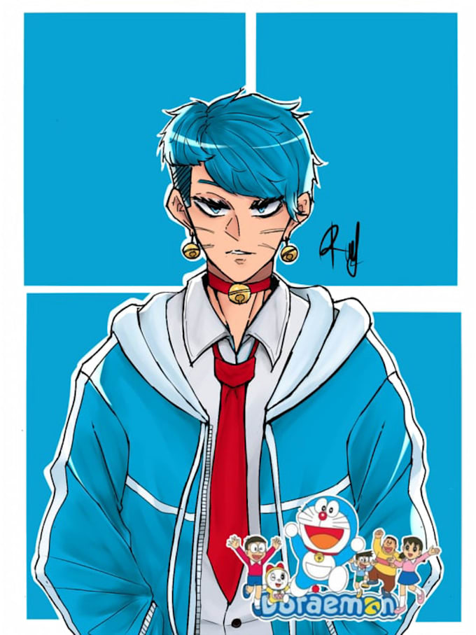 Draw anime style illustration by Winda_astari | Fiverr