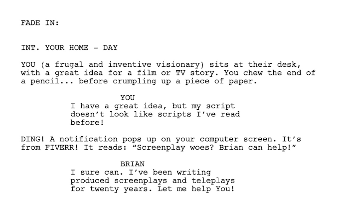 Format, proof, or analyze your screenplay or tv script by ...