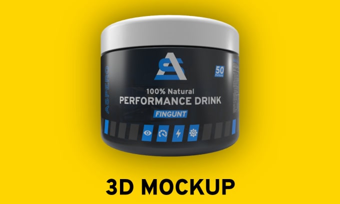 Create A 3d Product Mockup Design In Adobe Dimension For You By
