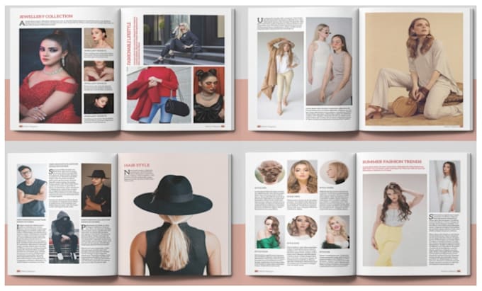 Design fashion magazine layout, cover, editorial, product catalog, cbd ...