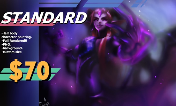 Draw an epic splash art for you by Starkriger | Fiverr