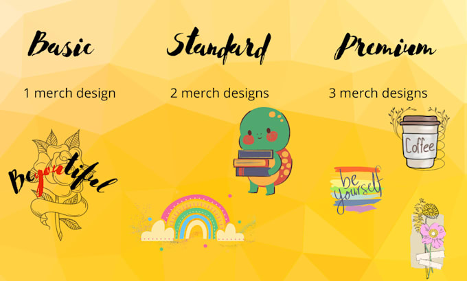 Make custom unique illustrated merch design by Nazish1999 | Fiverr