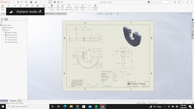 Convert 2d models into 3d in solidworks and viceversa in autocad by ...