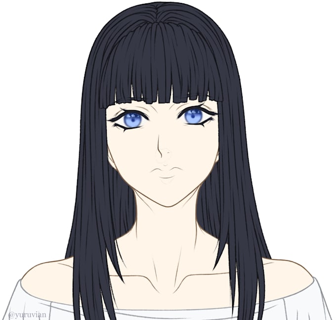 Draw people or characters shoulders up in my style by Yuruvian | Fiverr