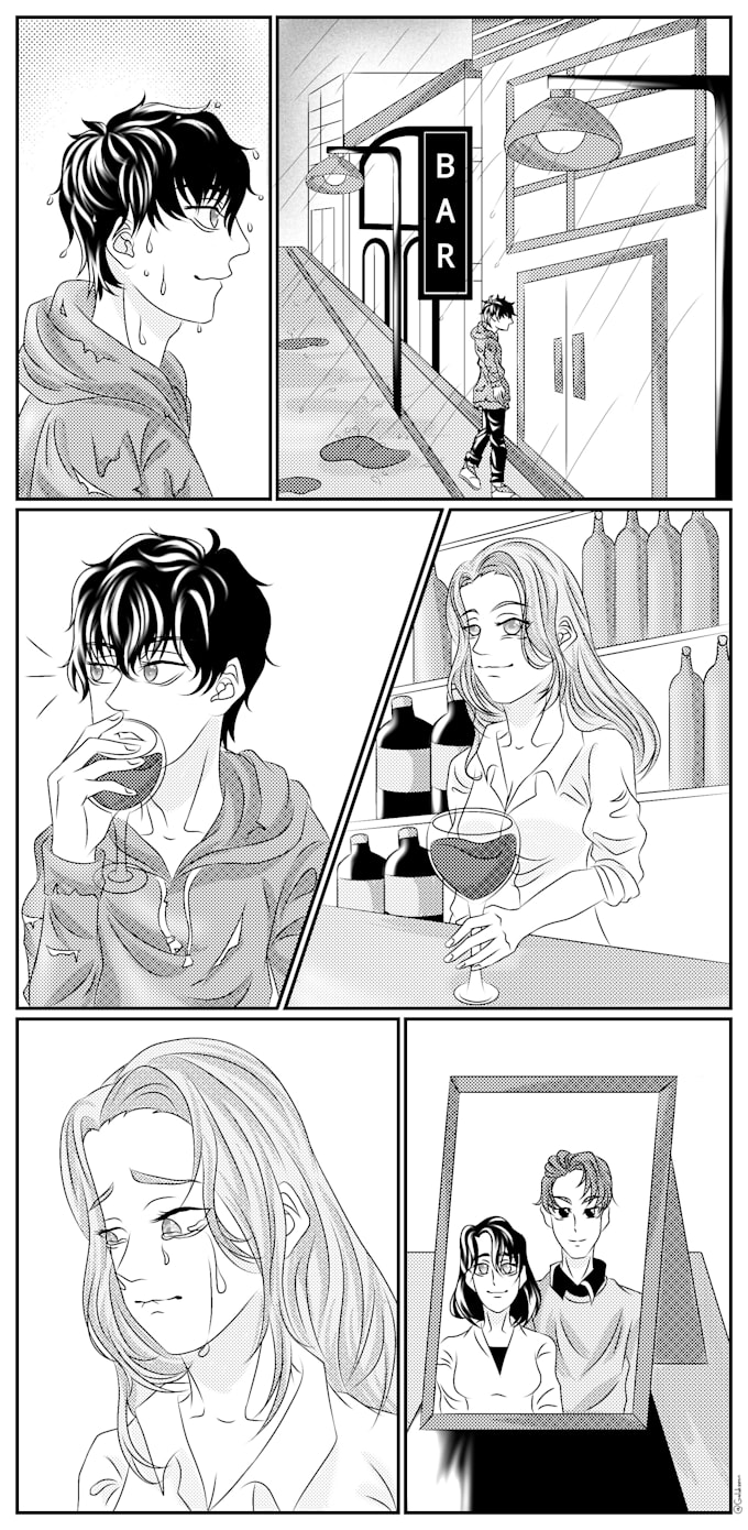 Make comic strip in anime and manga style by Galuhzenn | Fiverr