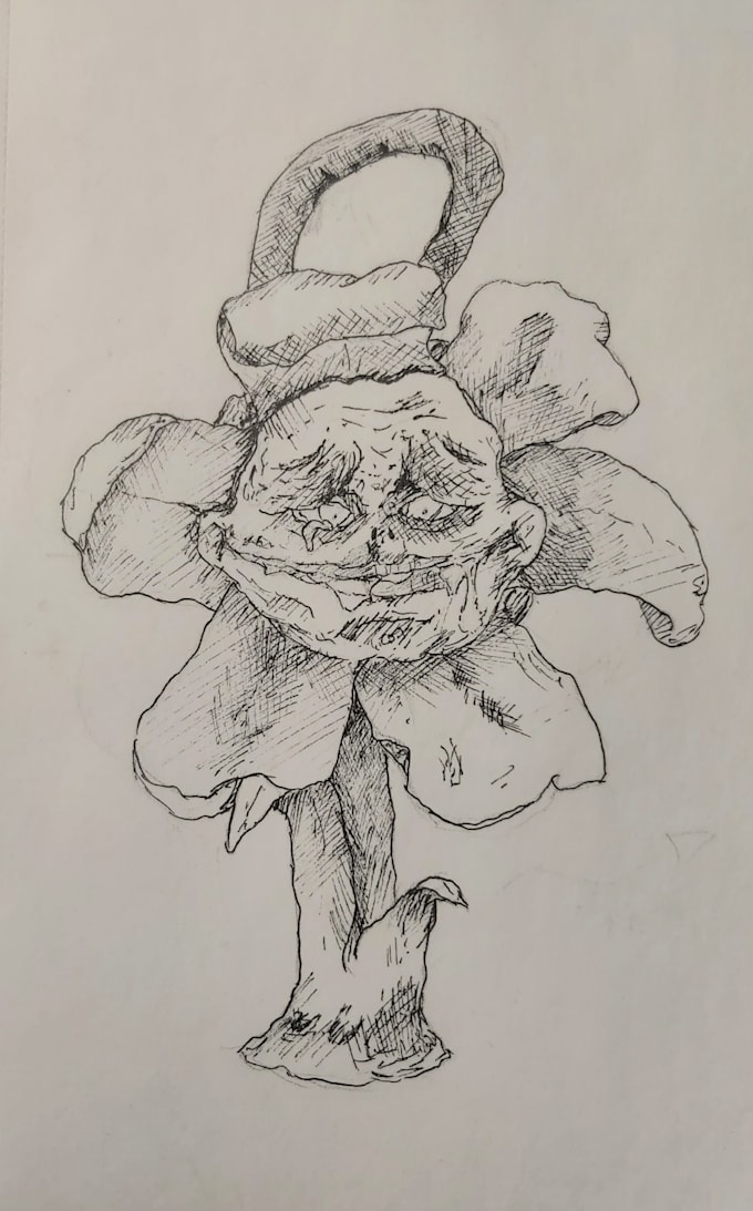 Draw your horror or terror idea of a creature by Aurlmrkkovcs | Fiverr