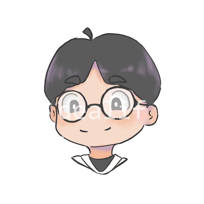 Turn your photos into cute chibi head illustration by Dealif_00 | Fiverr