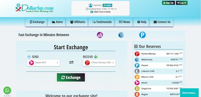 Build a local currency exchange website by Payfordesign | Fiverr