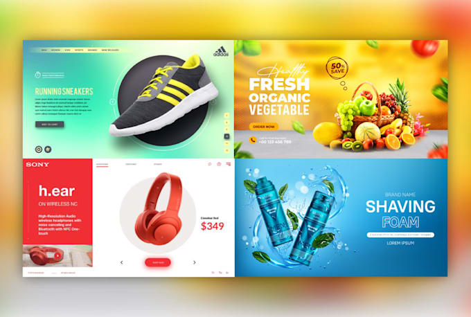 Create shopify banner, web banner, and product banner design by ...