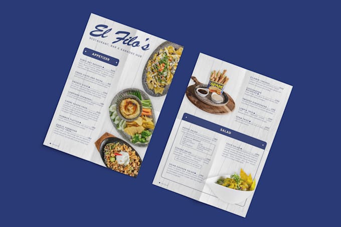 Design food menu for small businesses by Gikanasis | Fiverr
