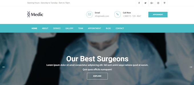Design website front end developer using html css javascript bootstrap ...