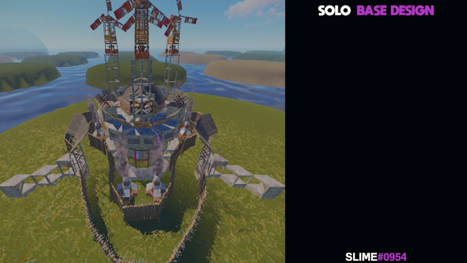 Design a custom rust solo duo trio base by Raze_slimeplayz | Fiverr