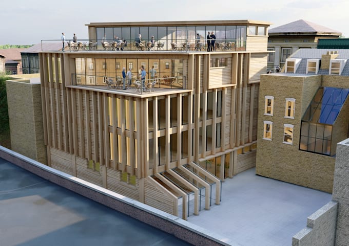 Create exterior renderings of your 3d sketchup model by Blueframedesign ...