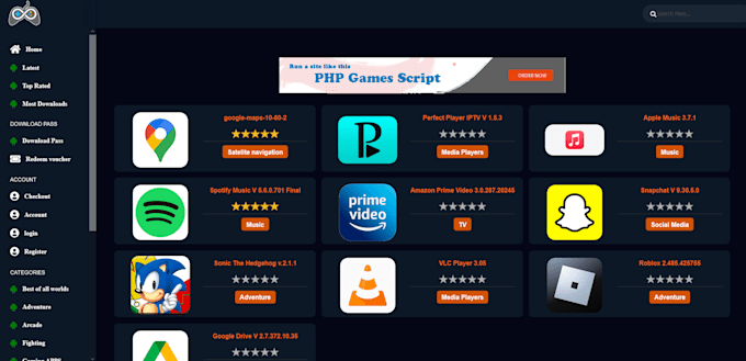 Create digital download website subscription and payper file by ...