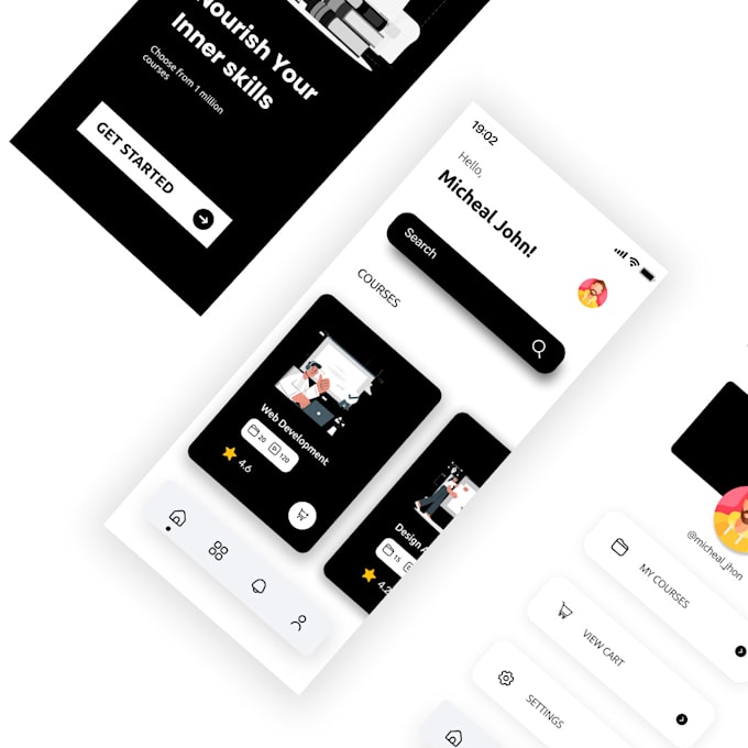 Develop a flutter app from ui design by Arunadithya | Fiverr