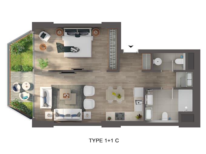 Create 2d floor plan, 3d floor plan, visualization rendering by ...