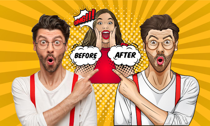 Draw an awesome pop art portrait by Popartguy | Fiverr