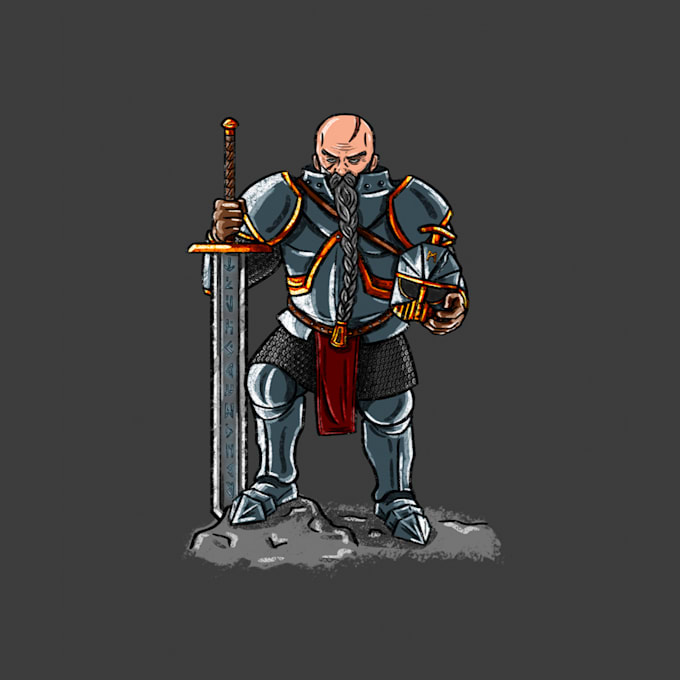 Draw fantasy rpg adventurers for you by Enanil_dwarven | Fiverr