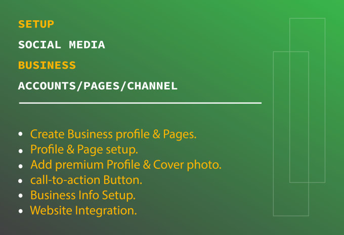 Create Social Media Page And Profile Setup By Tousifofficial Fiverr