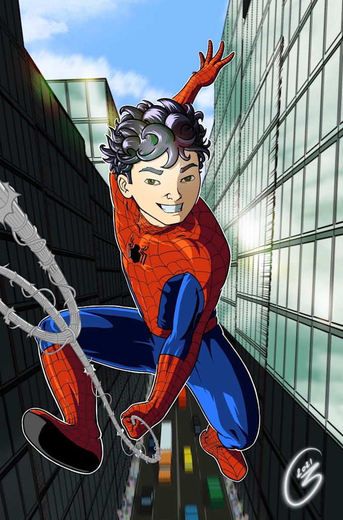 Turn someone in their favorite superhero by Drawingheroez | Fiverr