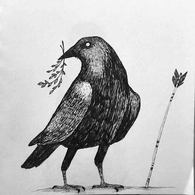 Create a stylized pen and ink drawing of anything you want by Sonoramw ...
