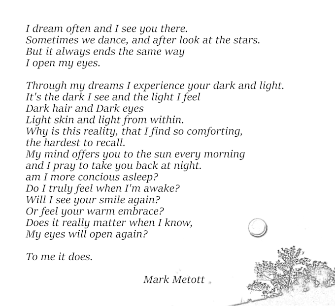 Write you a free form poem about whatever topic you like by Markmetott ...