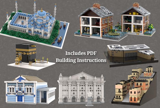 Design a professional lego model for you or your company by ...