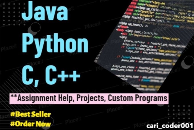 Do Java Python C Cpp Sql Programming Assignment And Projects By Caricoder001 Fiverr