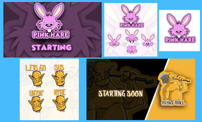 Create a custom stream logo by Miketaylorart | Fiverr