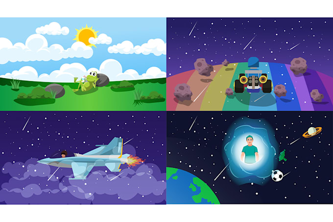 Design cute cartoon character flat design illustration by Revaldonh ...