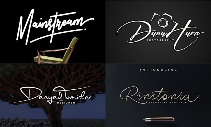 Design hand drawn signature logo for your business by Databasemajed ...