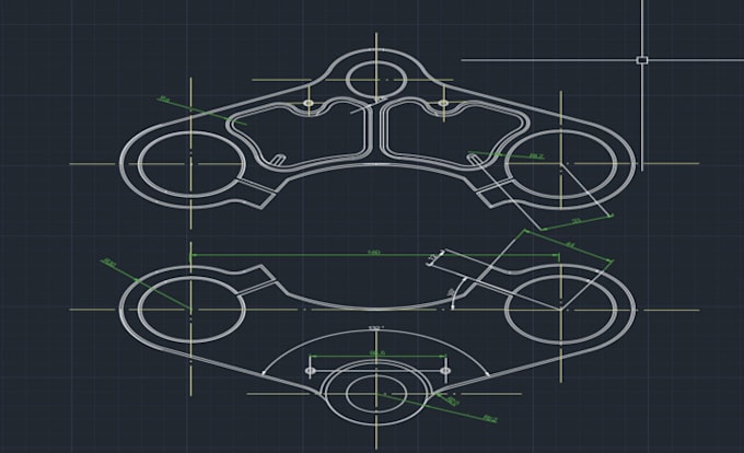 Design 2d drawing and 3d cad model in autocad and solidworks by ...
