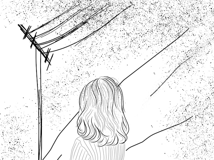 Sketch your photo into line art by Aisuai | Fiverr