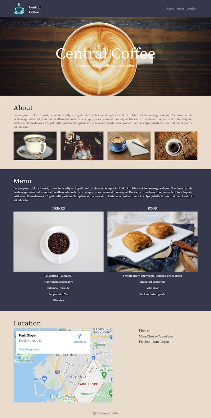 Design a responsive webpage by using html, css, and bootstrap by ...