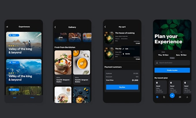 Do complete mobile app ui ux design by Designerzabin | Fiverr