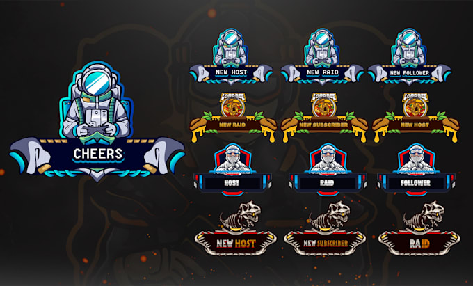 Create custom animated twitch alert from your logo by Bizboxstudio | Fiverr