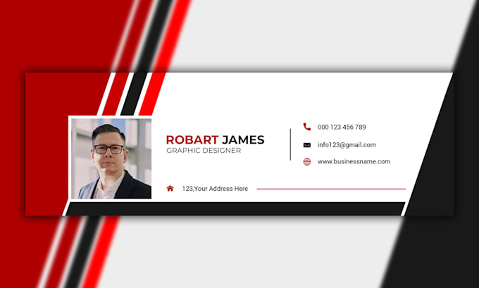 Design beautiful email signature by Fmcreative671 | Fiverr
