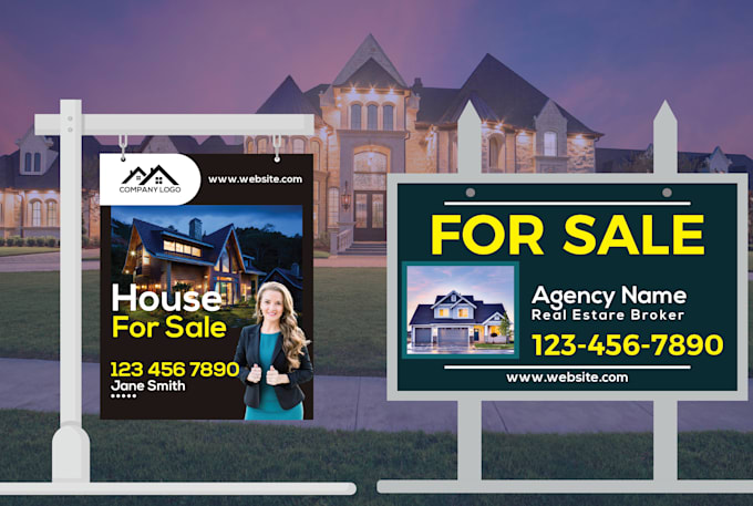 Professional yard sign design by Logodesigner712 | Fiverr