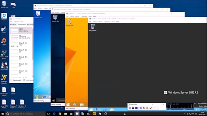 Install virtual machines vmware hyperv oracle vm virtualbox by Mlabiib | Fiverr