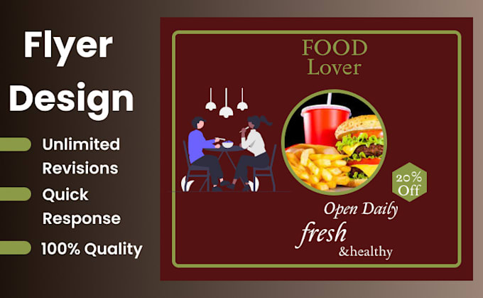 Design eye catching one page event flyer, brochure media kit by ...