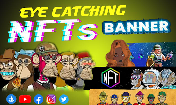 Design eye catching nft banner and crypto for twitter and opensea ...