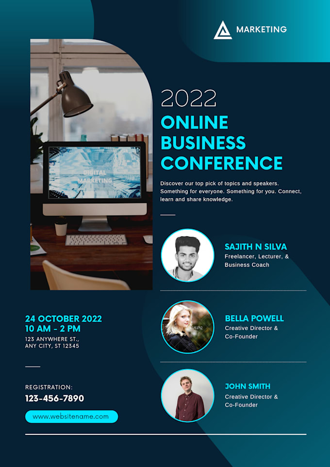 Design professional and interactive flyer for you by Silva_99 | Fiverr