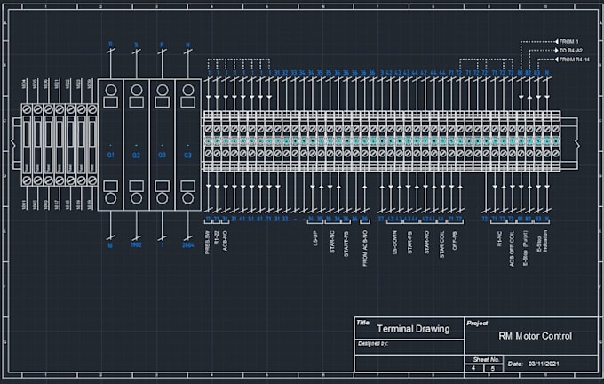 Draw electrical i will drawing sld autocad electrical by ...