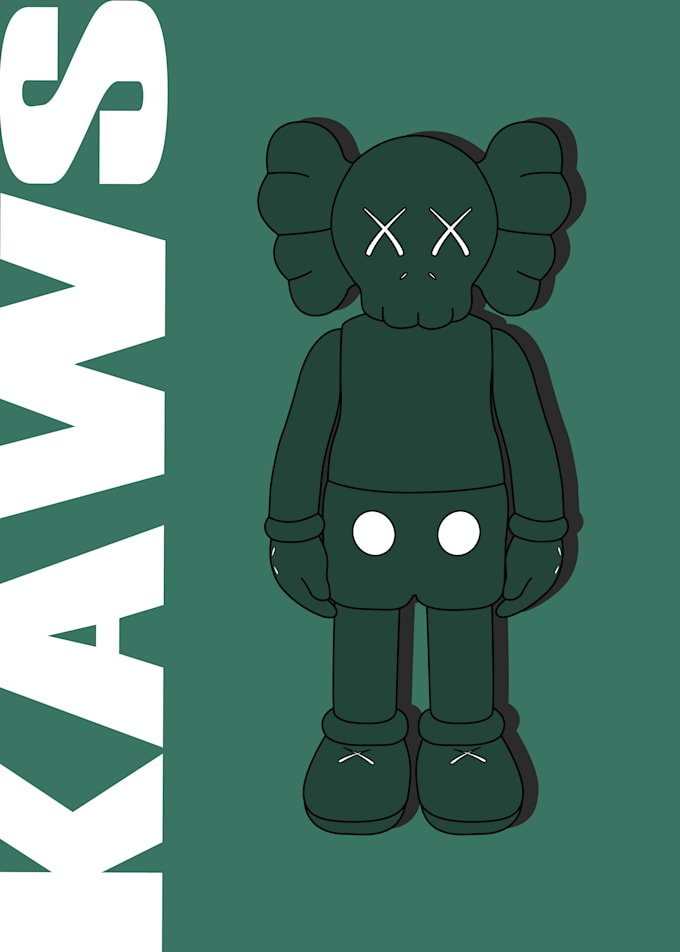 Design of a kaws figurine by Sbs_design | Fiverr