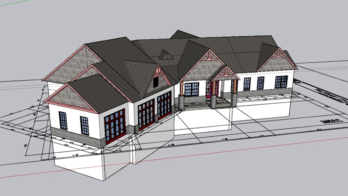 Convert pdf autocad file to sketchup or sketchup layouts by Madu07 | Fiverr