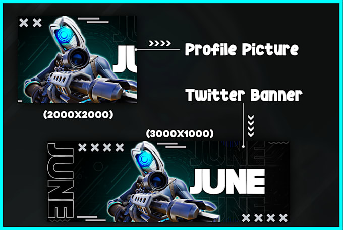 Create creative pfp and banner for all platform by Hannankaimkhani | Fiverr