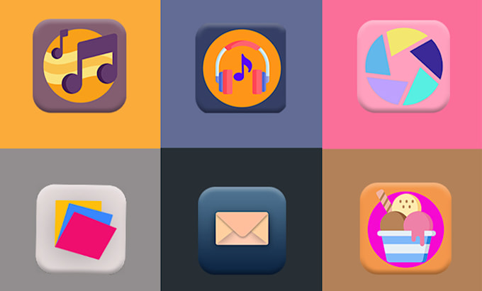 Design unique and modern custom app icon for android and ios by Znaira ...