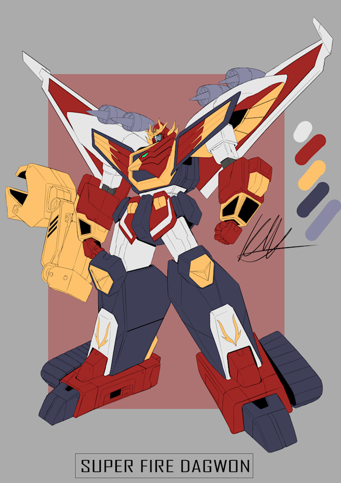 Draw mechas, ocs or even fan art by Khaizer93 | Fiverr