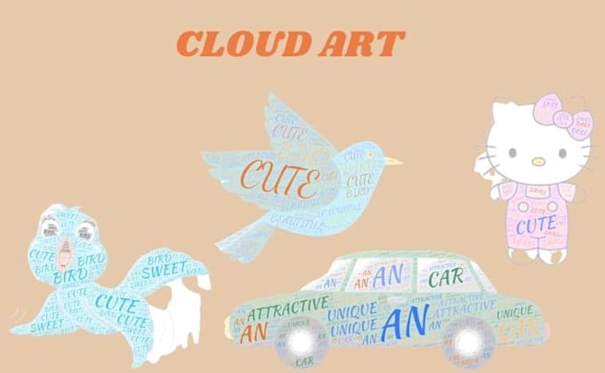 Do word art and word cloud art for you by Haniaahmedkhan | Fiverr